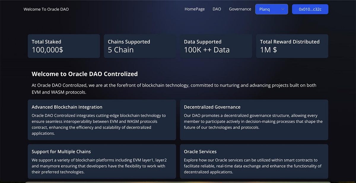 Oracle DAO by Comunity Node. Introducing the VRF DAO Smart Contract ...