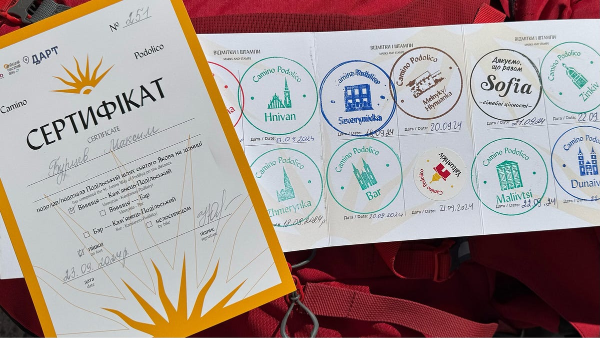 Нотатки пілігріма. Дорожні думки з Camino Podolico | by Max Burtsev | Sep, 2024 | Medium