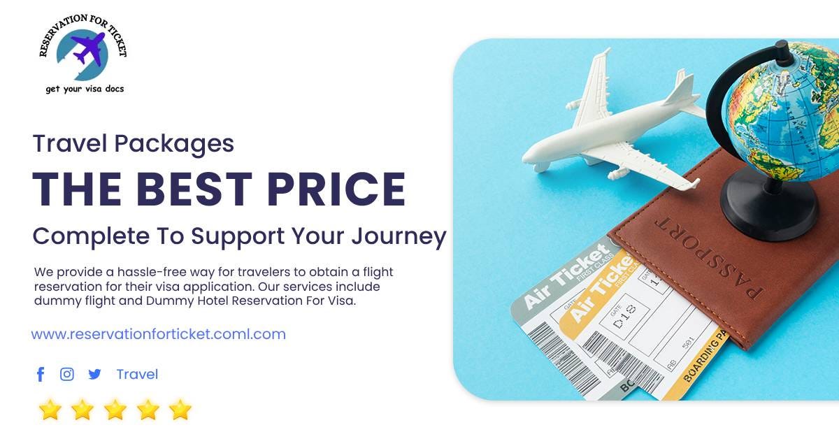 All You Need To Know About Flight Reservation For Visa | by Adamsean ...