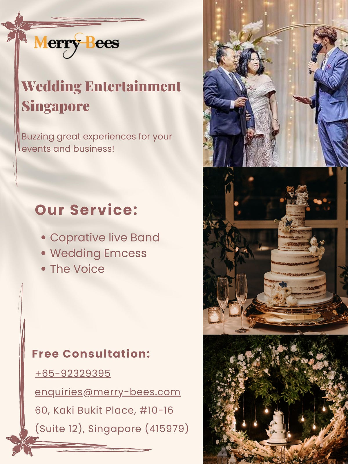 Bring the party to the next level with merry-bees: Singapore’s Finest Wedding Entertainment ...