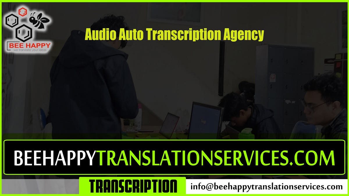 Audio Auto Transcription. Audio Auto Transcription in Bee Happy… | by ...