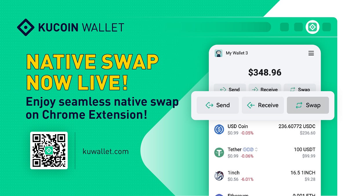 KuCoin Wallet Tutorial | How to swap tokens on Chrome Extension? | by ...