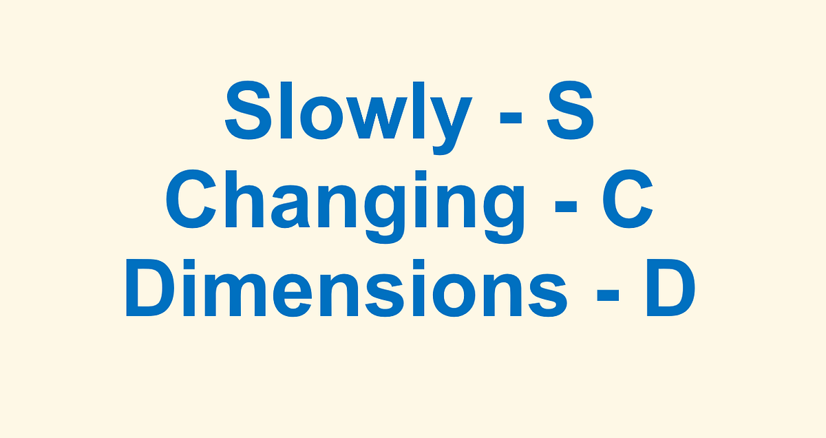 The Most Demanding Concept in Data Engineering — Slowly Changing ...