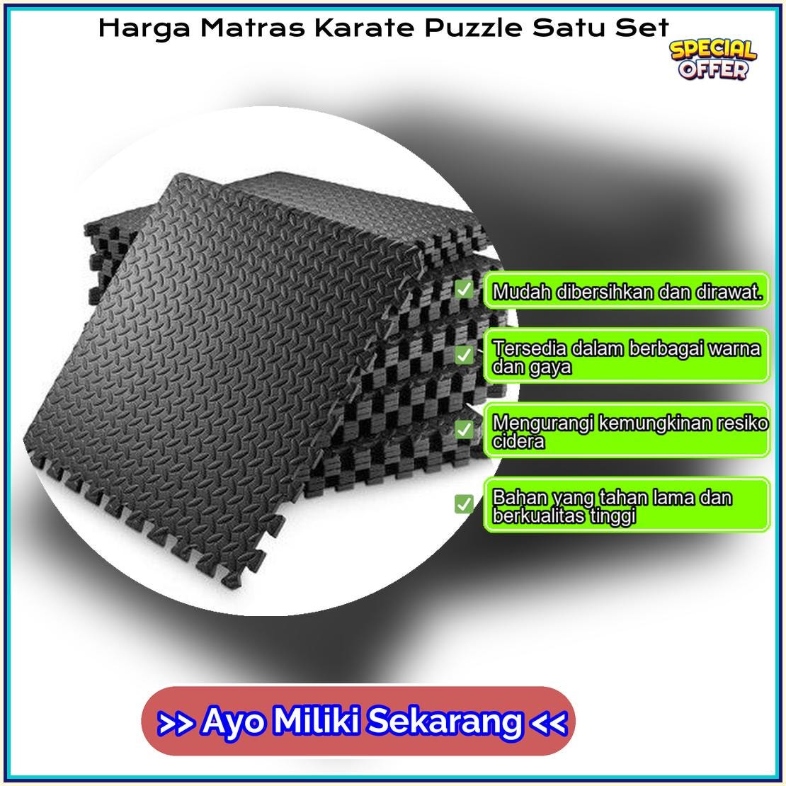 Harga Matras Karate Puzzle Satu Set - Matras Gulat - Medium