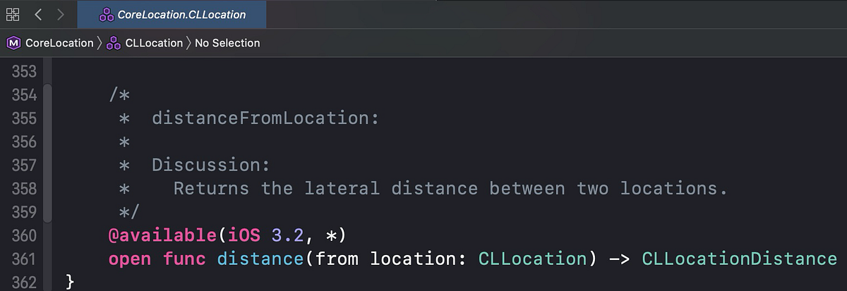 Calculating lateral distance between two geographic locations. 計算兩點座標之距離 - 彼得潘的 Swift iOS App 開發 ...