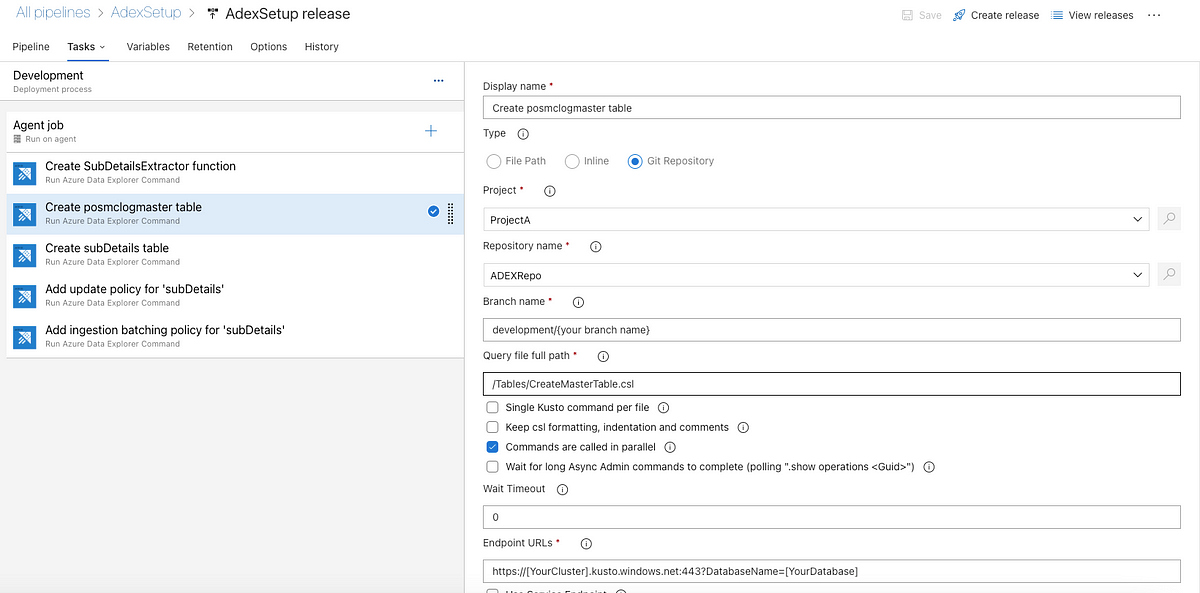 Streamlining Azure Data Explorer Table Creation Mapping And Functions With Azure Devops