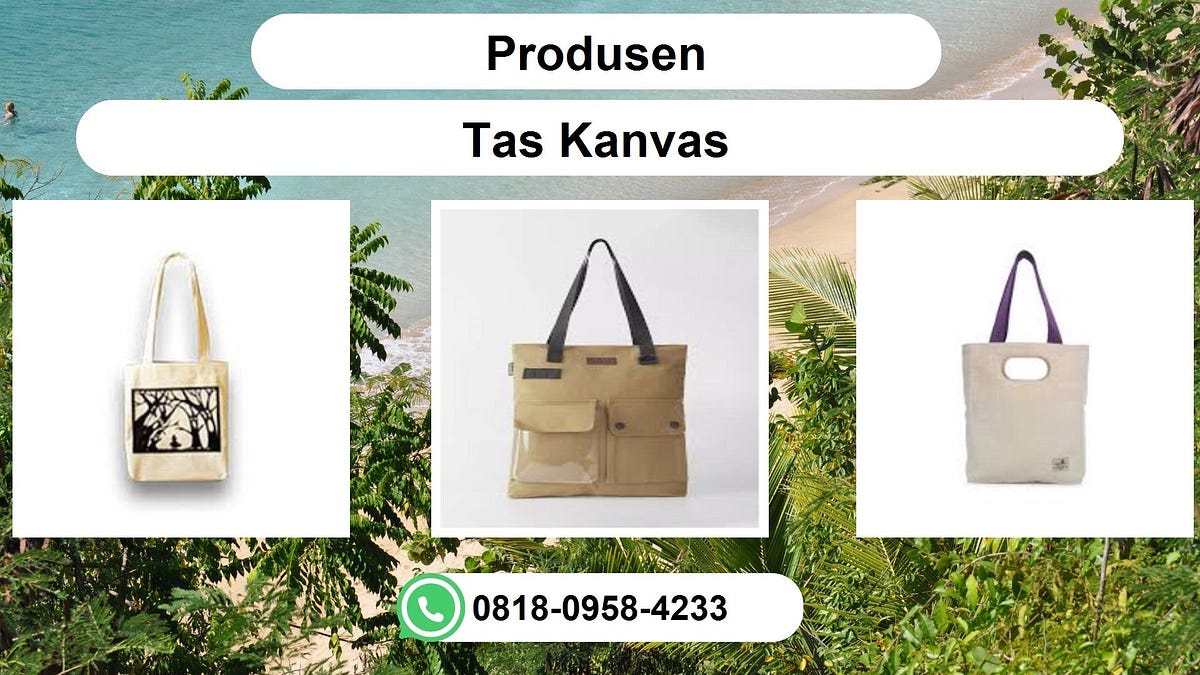 Produsen, 0818–0958–4233 Tas Kanvas atk - Tikuhecofax - Medium