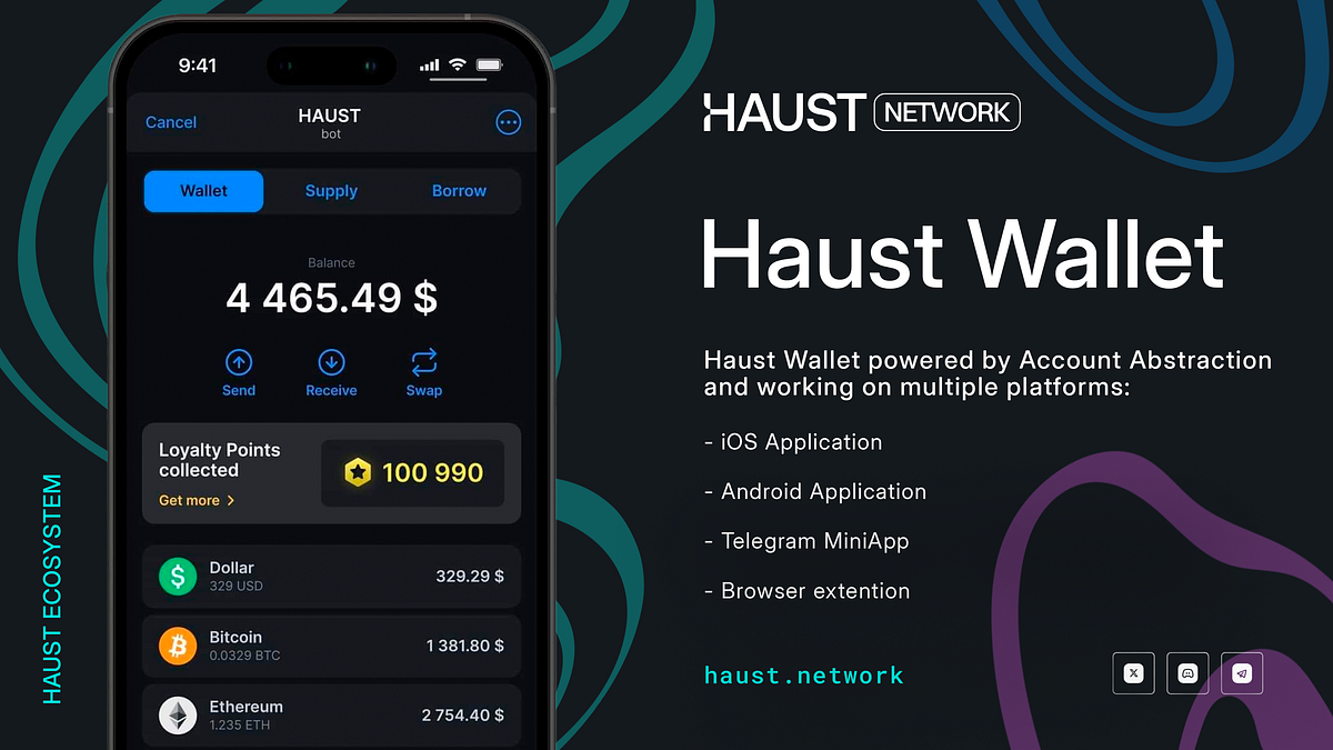 Haust Wallet. The Gateway to Simplified DeFi in Web3 | by Zohandisco2 | Medium