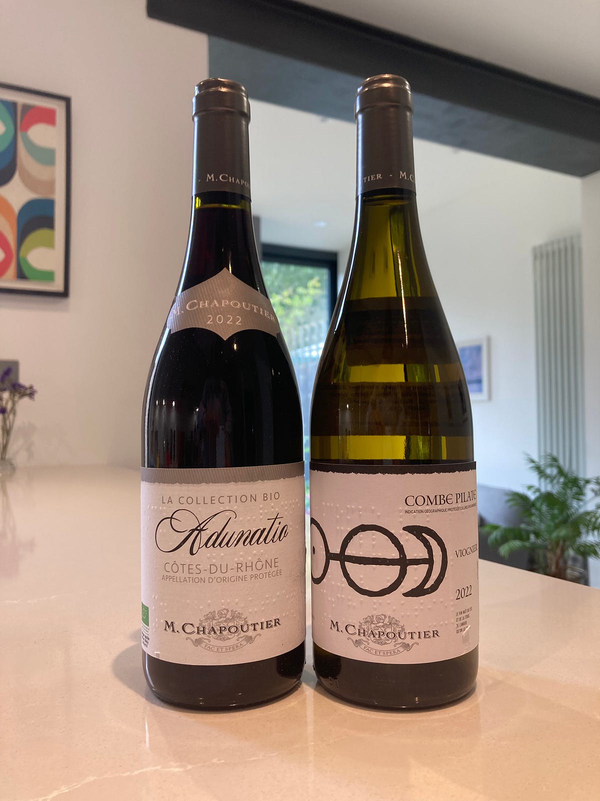 Two Chapoutier Rhônes. A red and white Rhône from Chapoutier | by Tom ...
