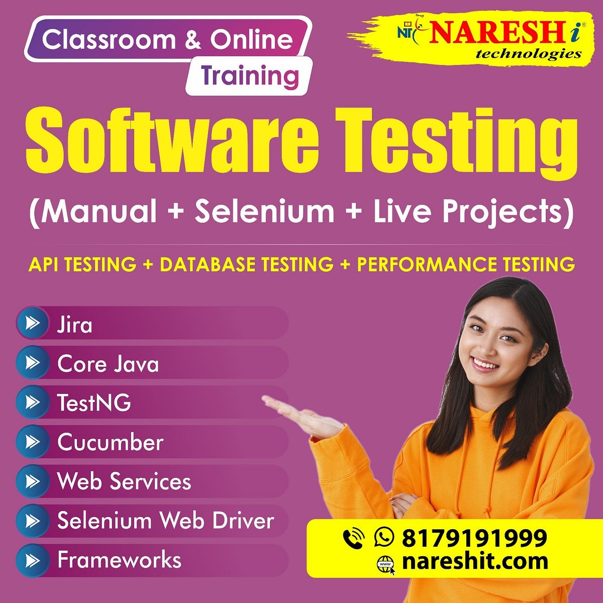 Best Selenium-online-training — NareshIT | by Avinash Nit | Dec, 2023 | Medium