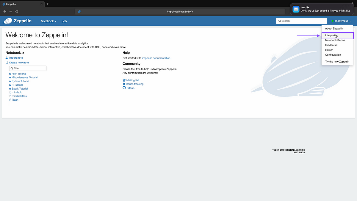 Connect Apache Zeppelin With Starrocks Db By Ca Amit Singh Free Or