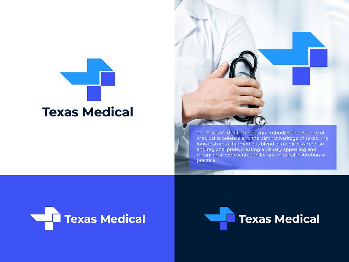 Texas Medical Logo Design - Abdul Gaffar - Medium