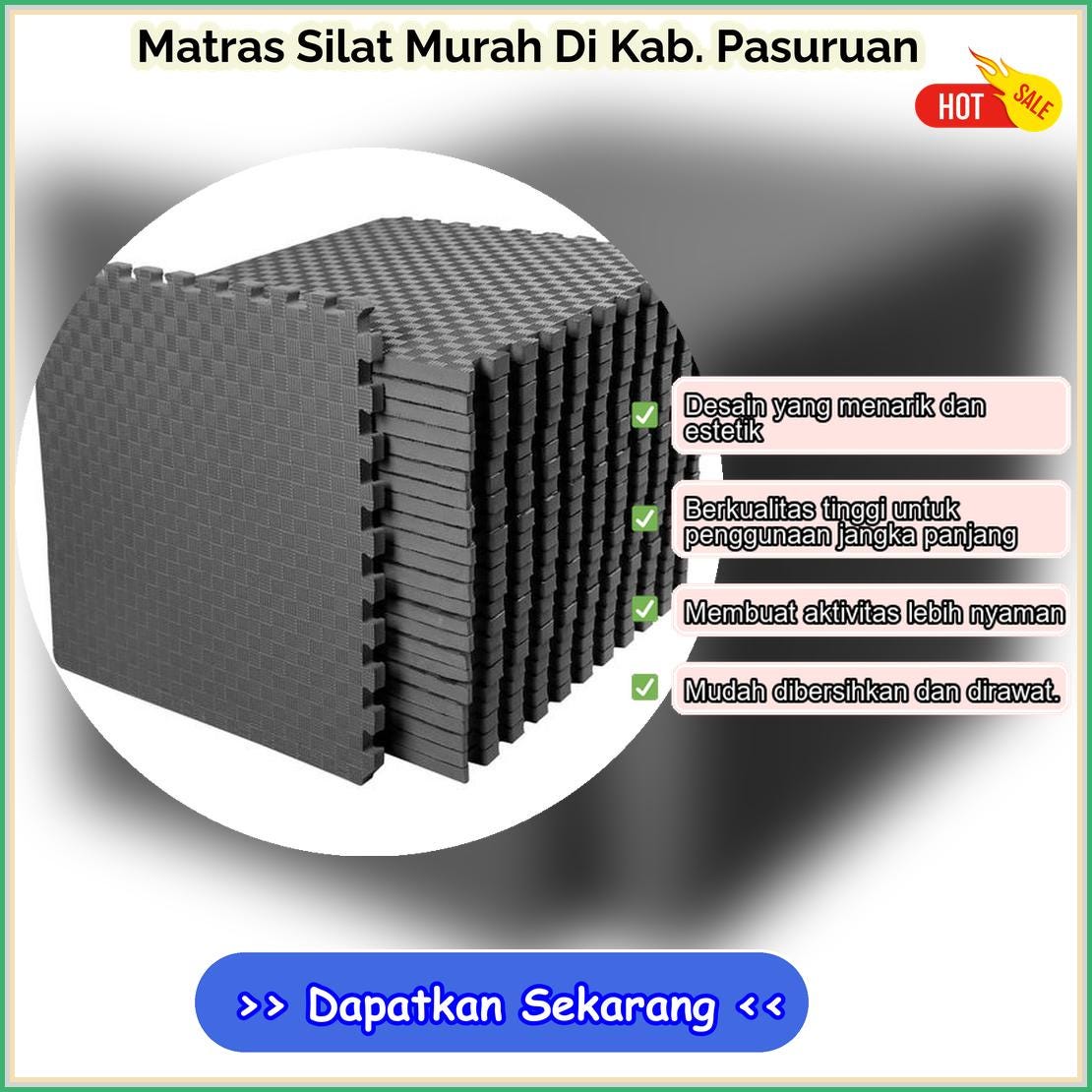 Matras Silat Murah Di Kab Pasuruan - Matras Gulat - Medium