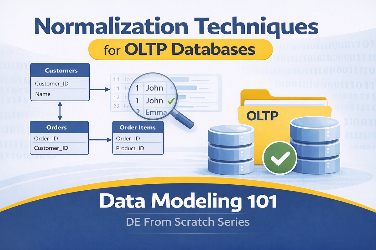 Data Modeling 101 (Article:02) — DE from Scratch Series — Normalization ...