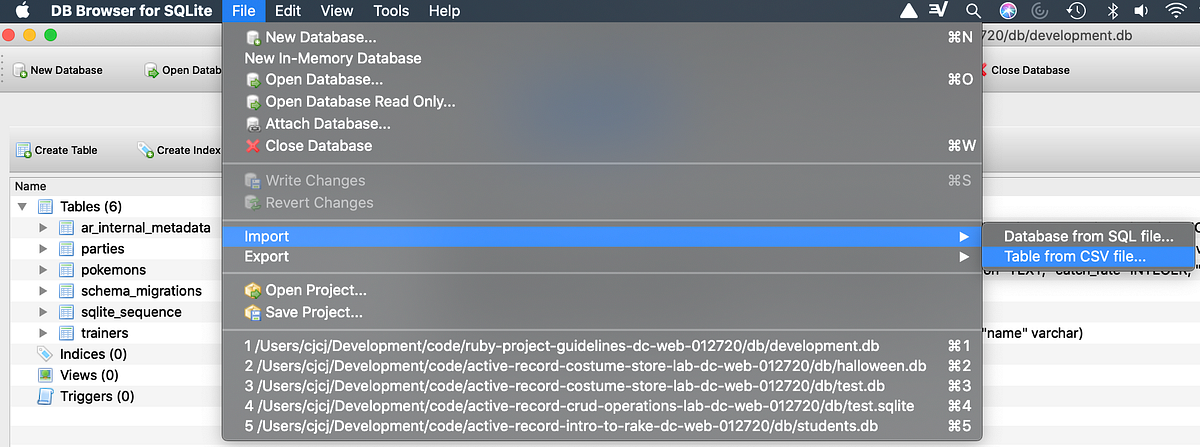 Populating database with CSV File | by Carl Parm | Medium