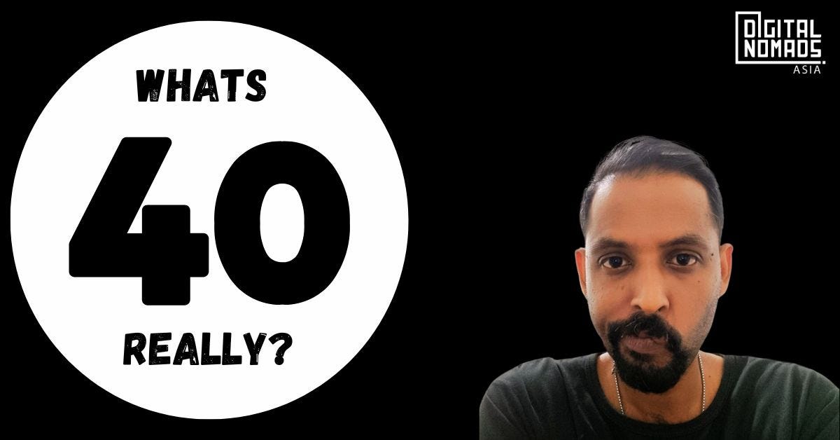 Soulful Sunday : Whats 40 really? | by Rukesh Varan | Aug, 2024 | Medium
