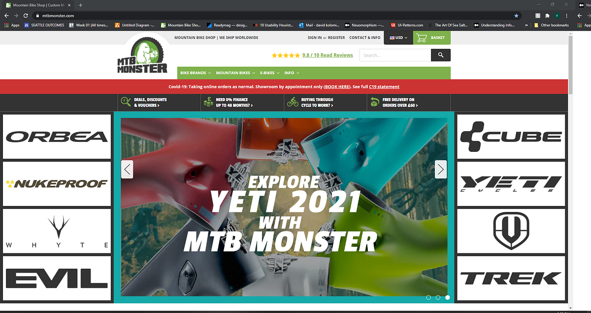 MTB Monsters redesign — a UX case study | by David Kolomiyets | Medium