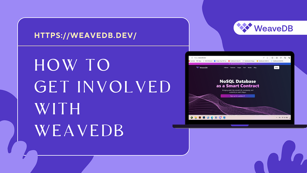 How to get involved with WeaveDB. As the world increasingly embraces ...