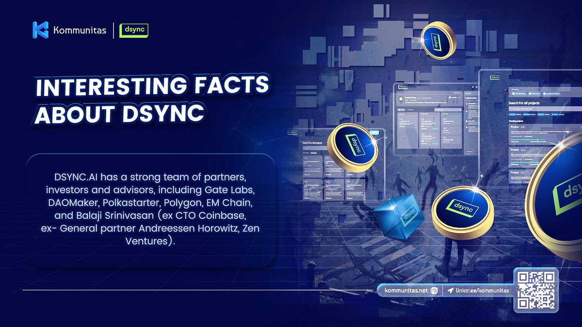 Interesting Facts About Dsync.ai. Dear, $KOMmunity! | by Kommunitas ...