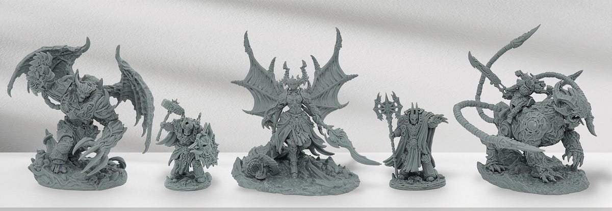 High-quality PVC Miniatures from a Board Game Manufacturer | by ...