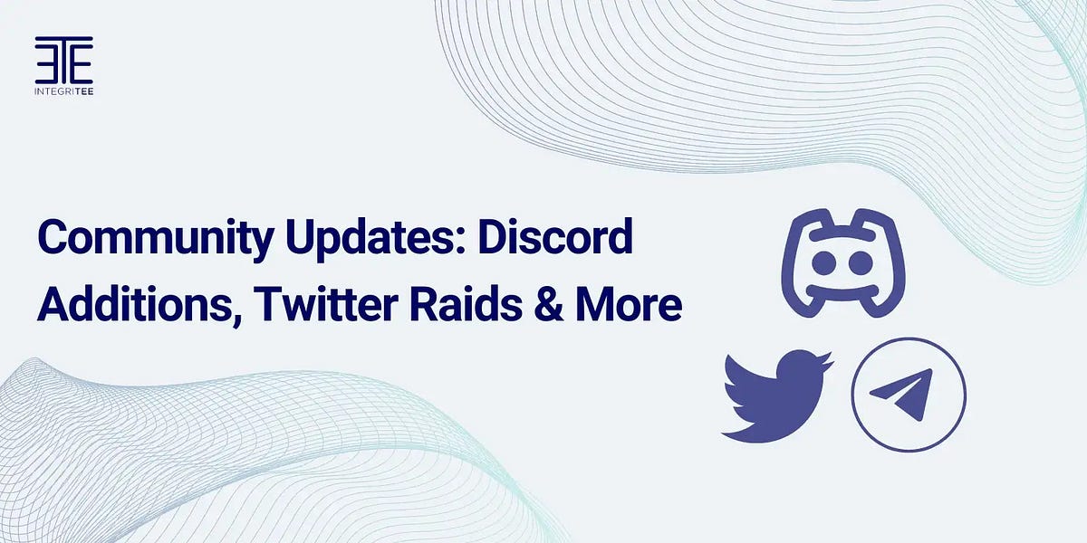 Community Updates: Discord, Twitter Raids සහ තවත් දෑ! | by Integritee ...