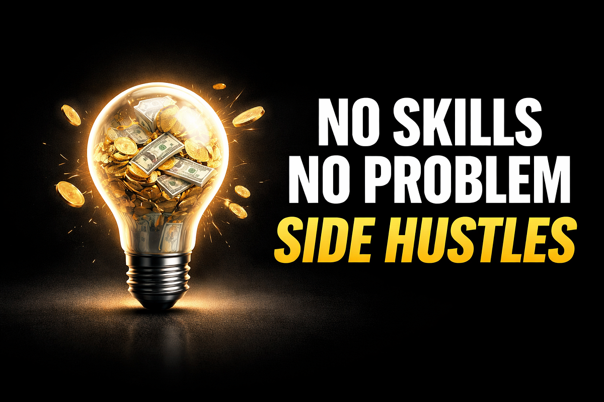 No Skills No Problem Side Hustles | by Ahmad Azlan | Jan, 2026 | Medium