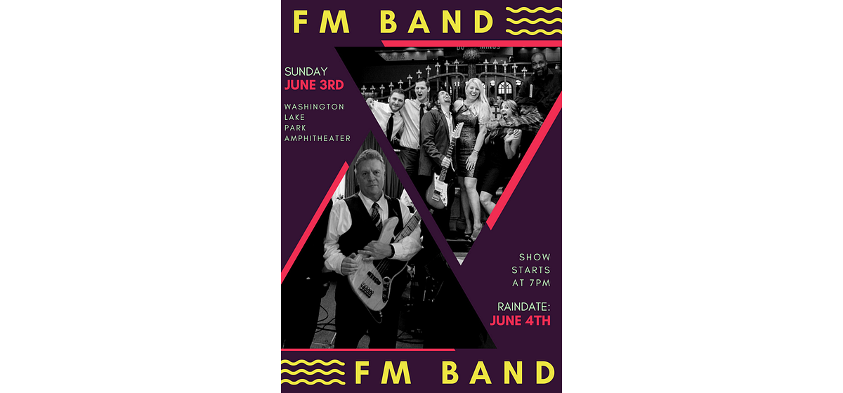 FM Band will have a concert on June 3 at Washington Lake Park | by ...