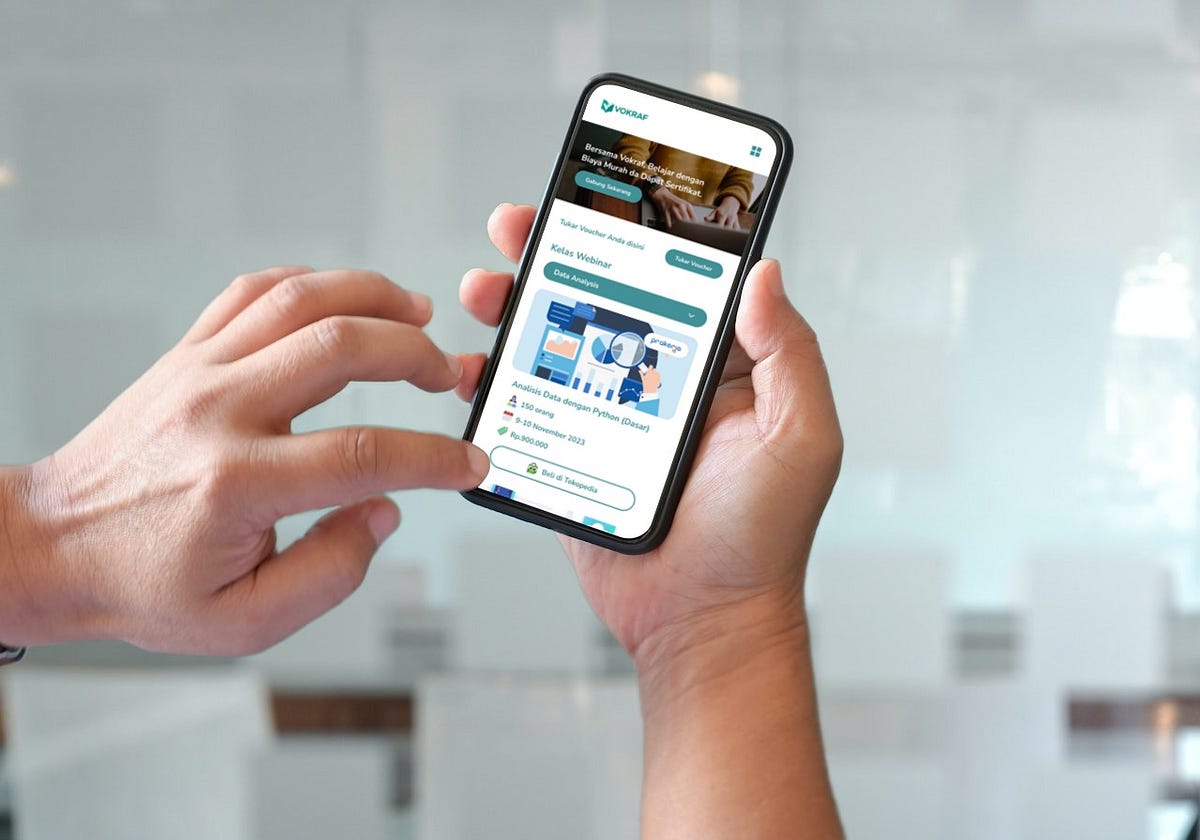 UI/UX Case Study : Redesign Vokraf Prakerja (Web Responsive Version ...