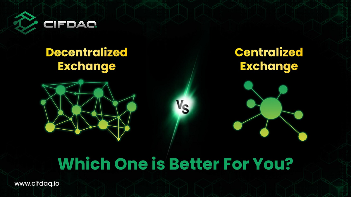 Decentralized Exchange, Centralized Exchange, DEX crypto, Decentralized ...