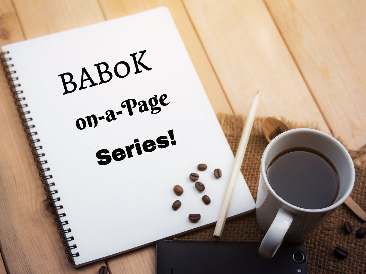 Introducing BABoK-on-a-Page Series! | by Fashcode | Medium
