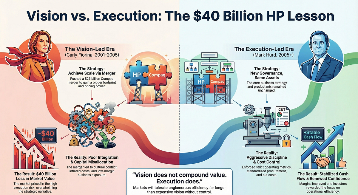The $40 Billion Lesson: How HP Lost a Fortune Chasing Vision Over ...