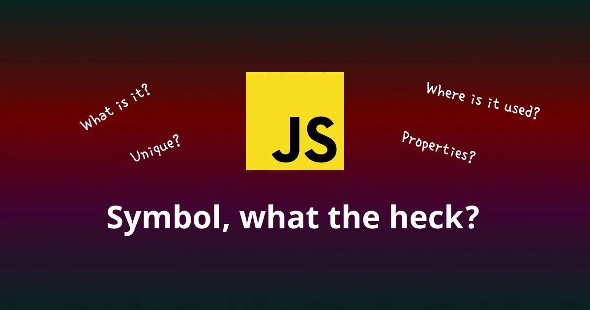 Need Private property in JS?. Try Symbols | by sathyan b | Medium