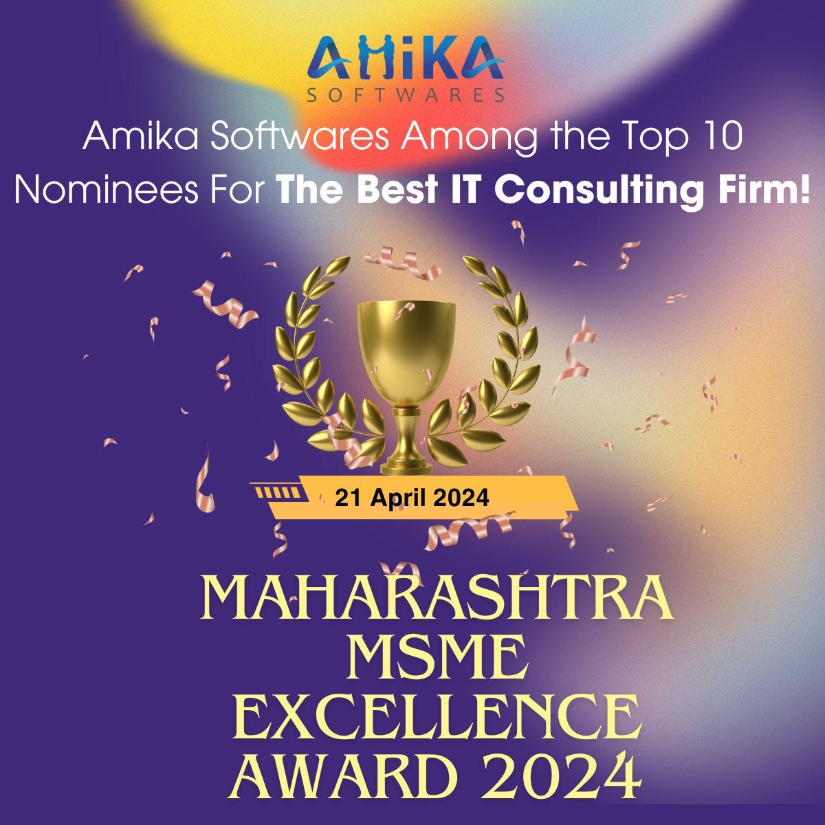 Amika Softwares Among Top 10 Nominees For Maharashtra For MSME ...