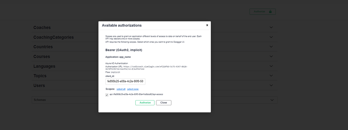 How to configure swagger to authenticate with Microsoft Entra External ID in .NET 5+/.NET Core ...