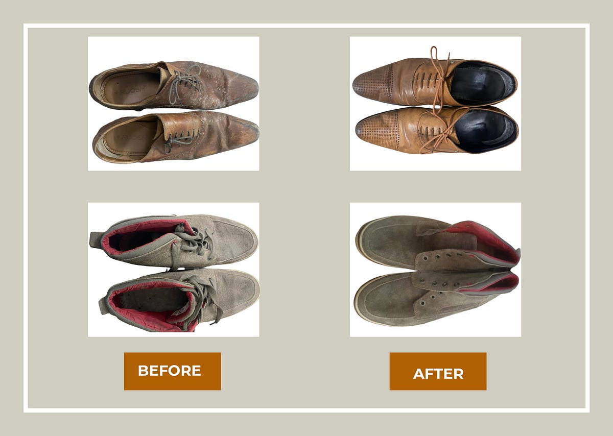 Leather Shoe Restoration. You want to glow with confidence at… | by ...