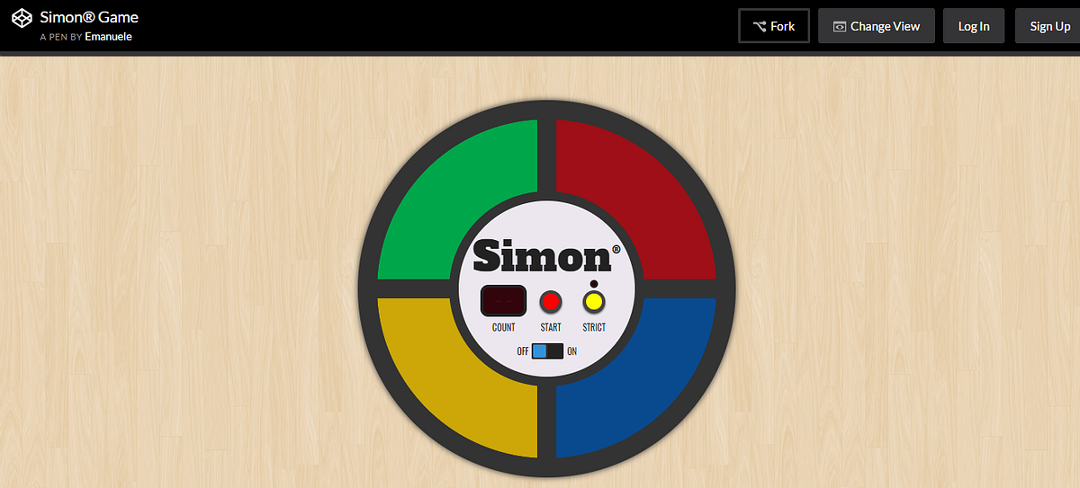 FCC Challenge — Simon Game. FCC stands for FreeCodeCamp This… | by Bolu Ajibawo | Chingu | Medium
