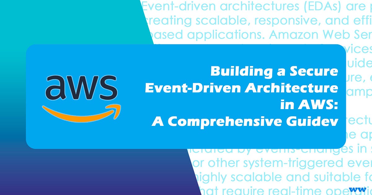 Building a Secure Event-Driven Architecture in AWS: A Comprehensive ...