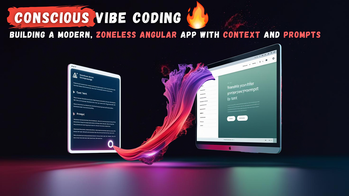 Conscious Vibe Coding: How I Built a Zoneless Angular App with AI | by FAM | Aug, 2025 | Level ...