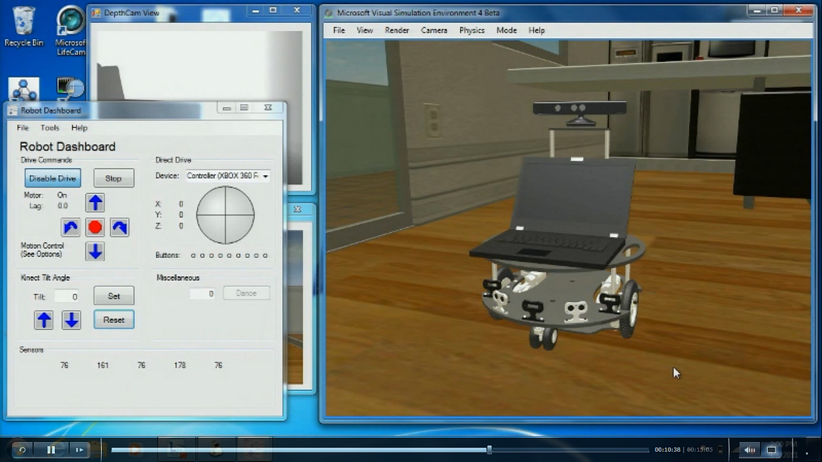 Microsoft Robotics Developer Studio,Simulator Untuk Membuat Robot | by ...