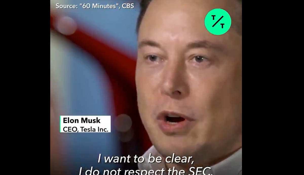 Does Elon Musk Respect The SEC?. Understanding the Tumultuous… | by ...