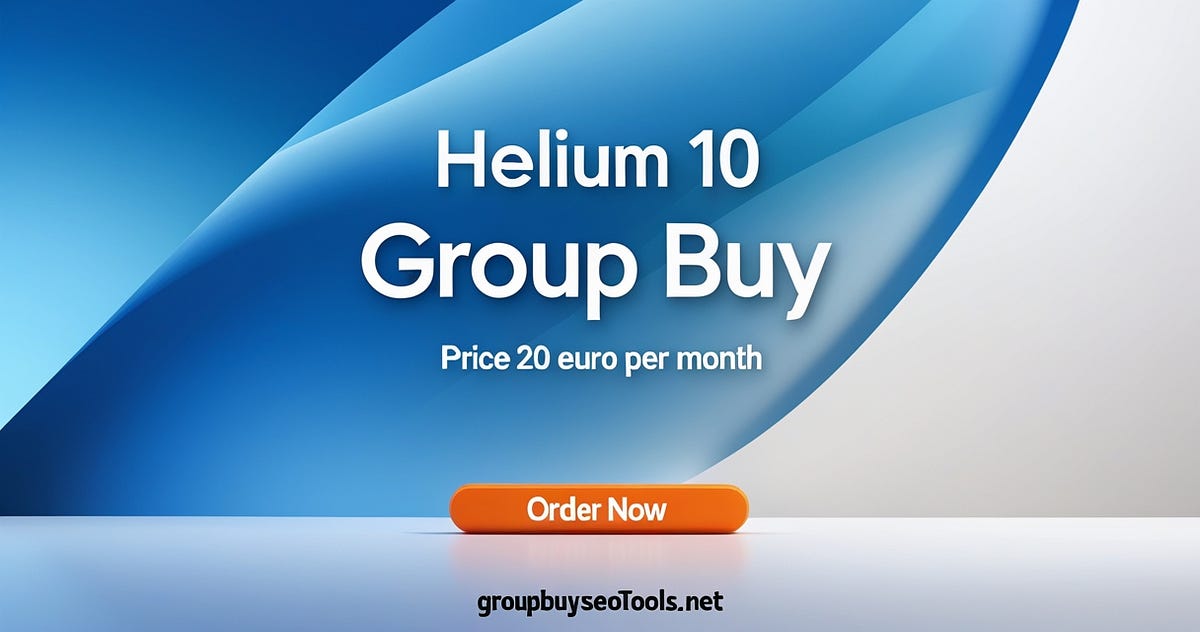 Helium 10 Group Buy for €20/Month: Is It Worth It? | by Helium 10 Group ...