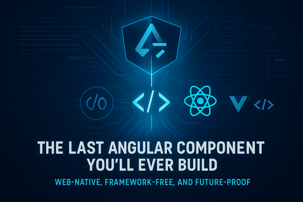 The Last Angular Component You’ll Ever Build: Web-Native, Framework-Free, and Future-Proof | by ...