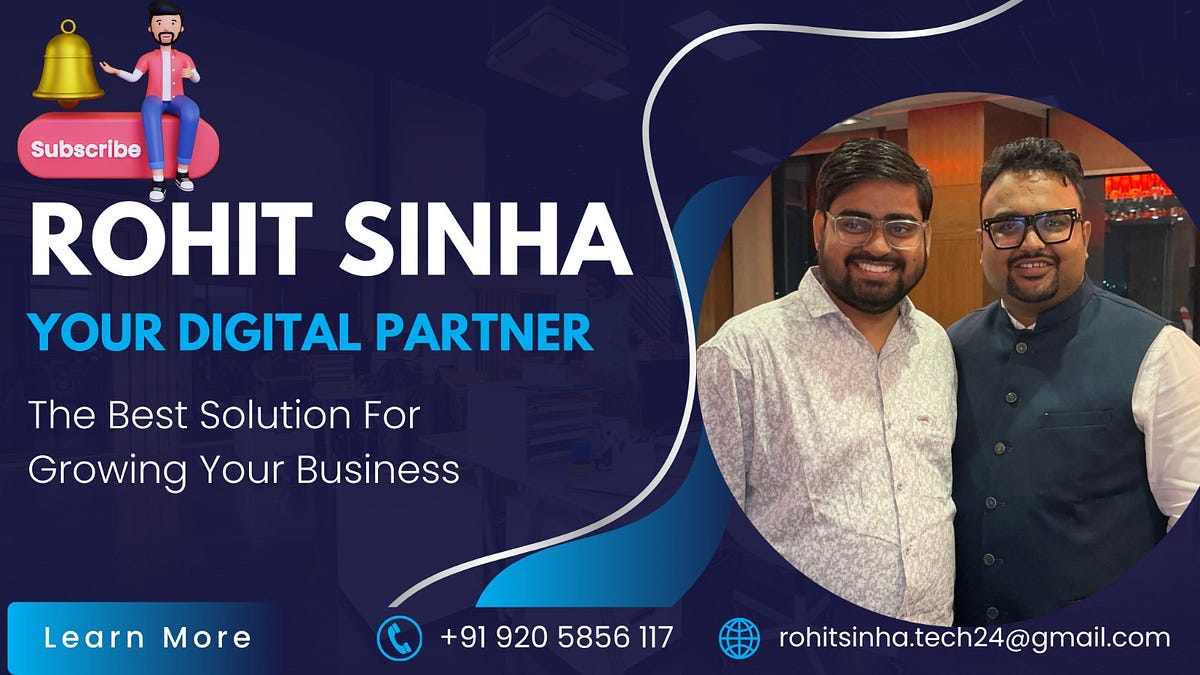 Welcome to the world of tech exploration with Rohit Sinha, a seasoned full stack developer and ...