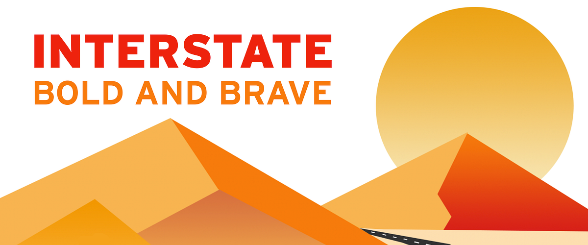 INTERSTATE, BOLD AND BRAVE. Typography Specimen and Landing Page… | by ...