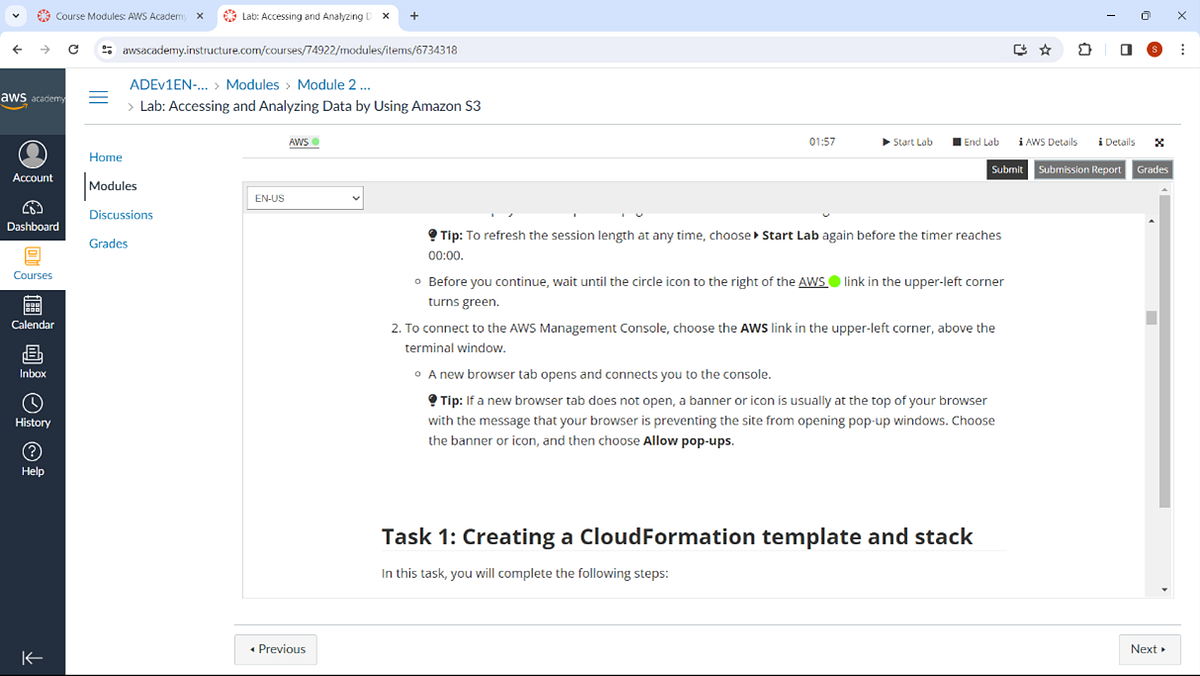 Accessing and Analyzing Data menggunakan Amazon S3 AWS academy | by Stevanus H. S. Nira | Medium