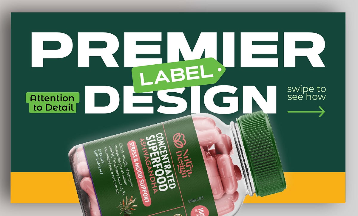 Get Your Supplements Noticed with Professional Label Design | by ...