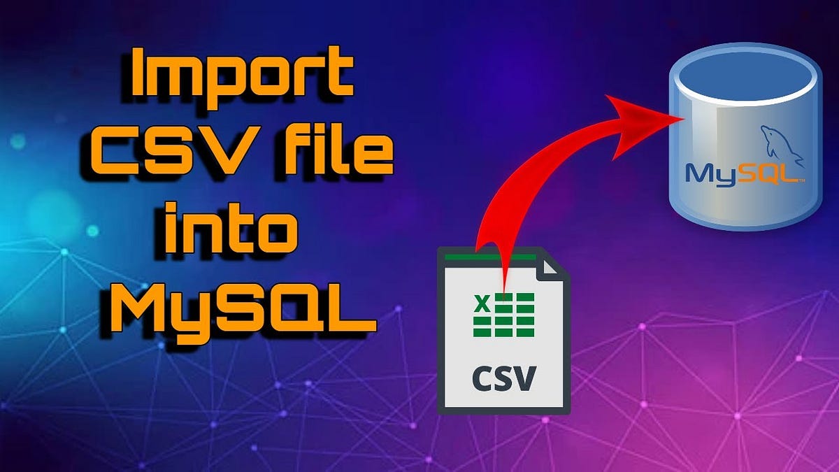 Creating A Relational Database From Excel Files — Mysql Workbench By 