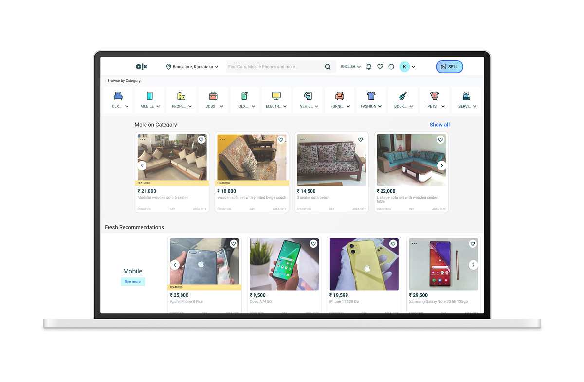 OLX Website Redesign. Reshaping the OLX website for a better… | by ...
