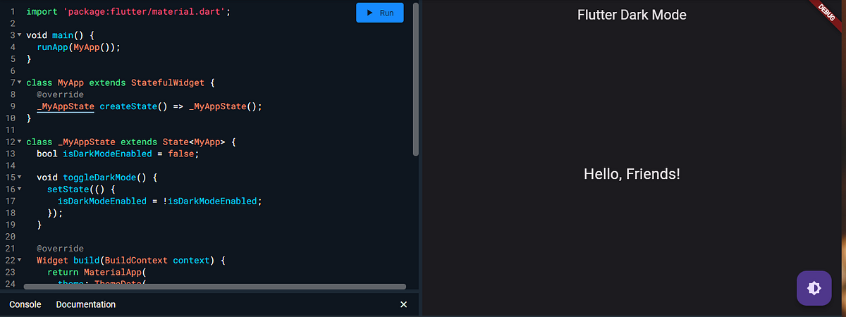 Flutter Dark Mode. Dark mode has transitioned from being a… | by Fatuma Yattani | Jan, 2024 | Medium