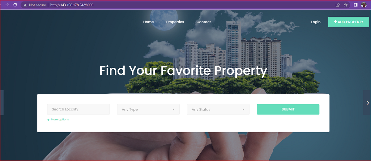 Deploy A Containerized Django Web Based Real Estate App To Digital Ocean Kubernetes Cluster